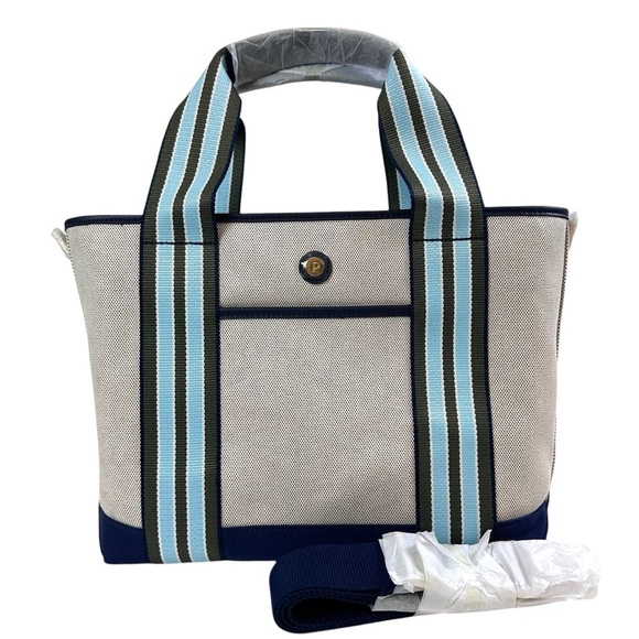 Paravel | Bags | Nwt Paravel Small Cabana Tote Womens Marlin Blue ...